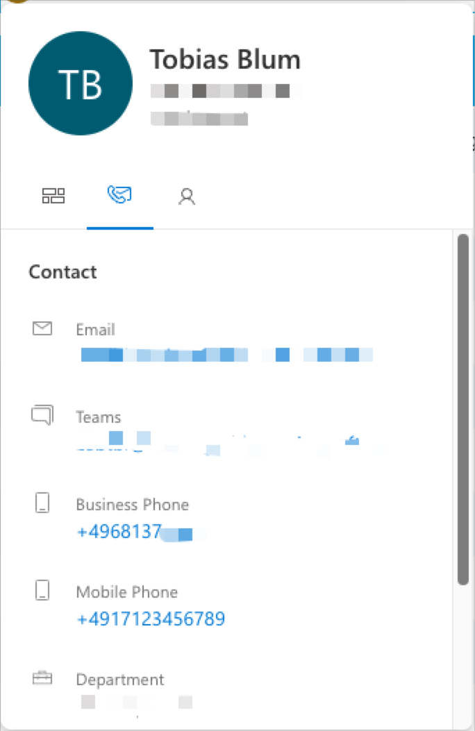 mgt-person-card should visually distinguish between business and mobile ...