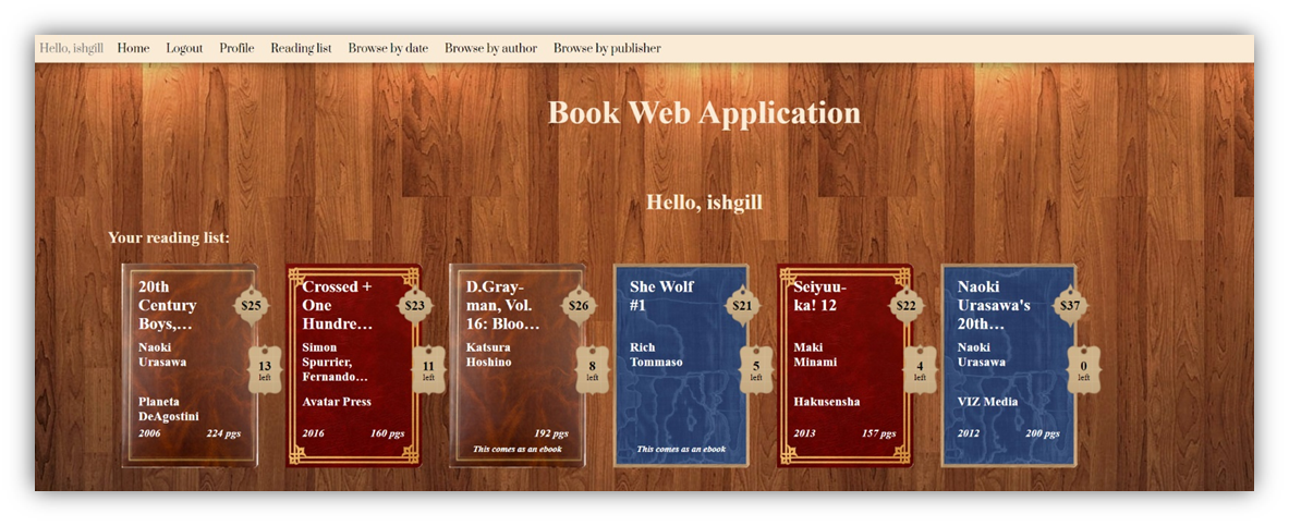 GitHub - IshGill/MYLIBRARY: A web application where users can shop, browse and rate/review a ...