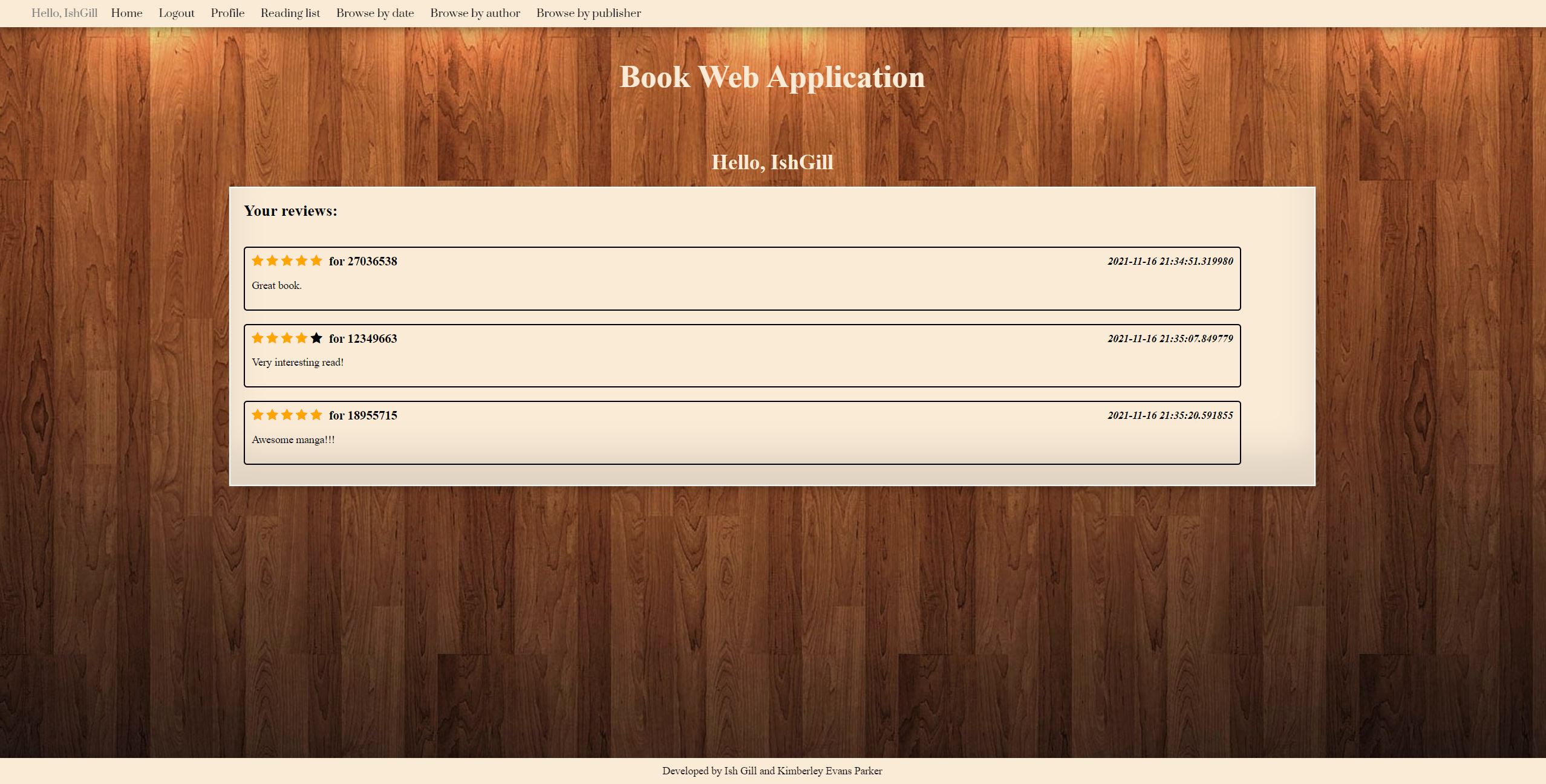 GitHub - IshGill/MYLIBRARY: A web application where users can shop, browse and rate/review a ...