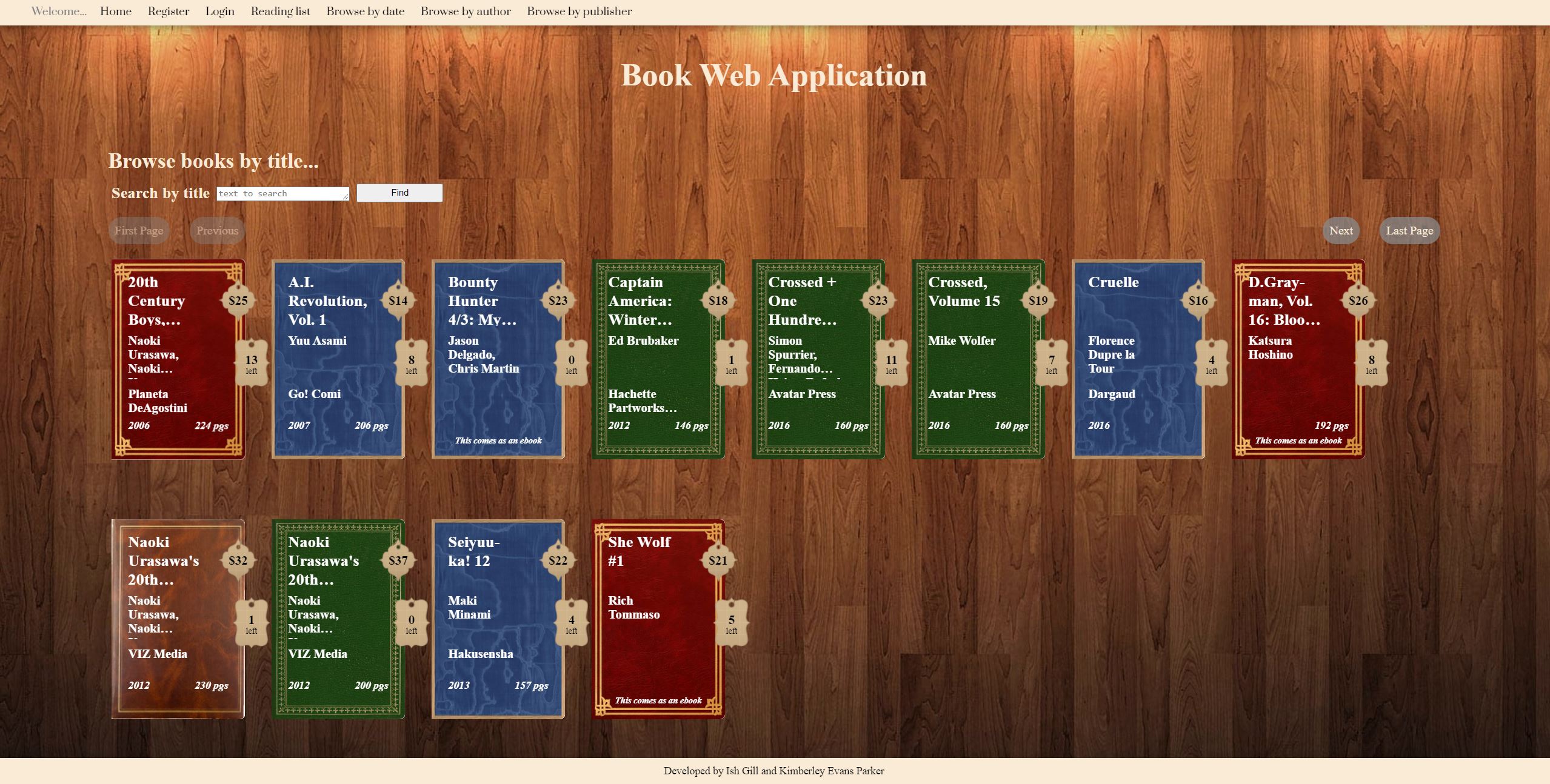 GitHub - IshGill/MYLIBRARY: A web application where users can shop, browse and rate/review a ...