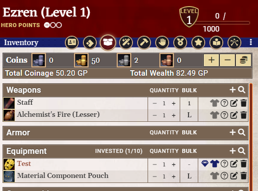 Grant Item RE on a physical item doesn't grant item · Issue #5837 · foundryvtt/pf2e · GitHub