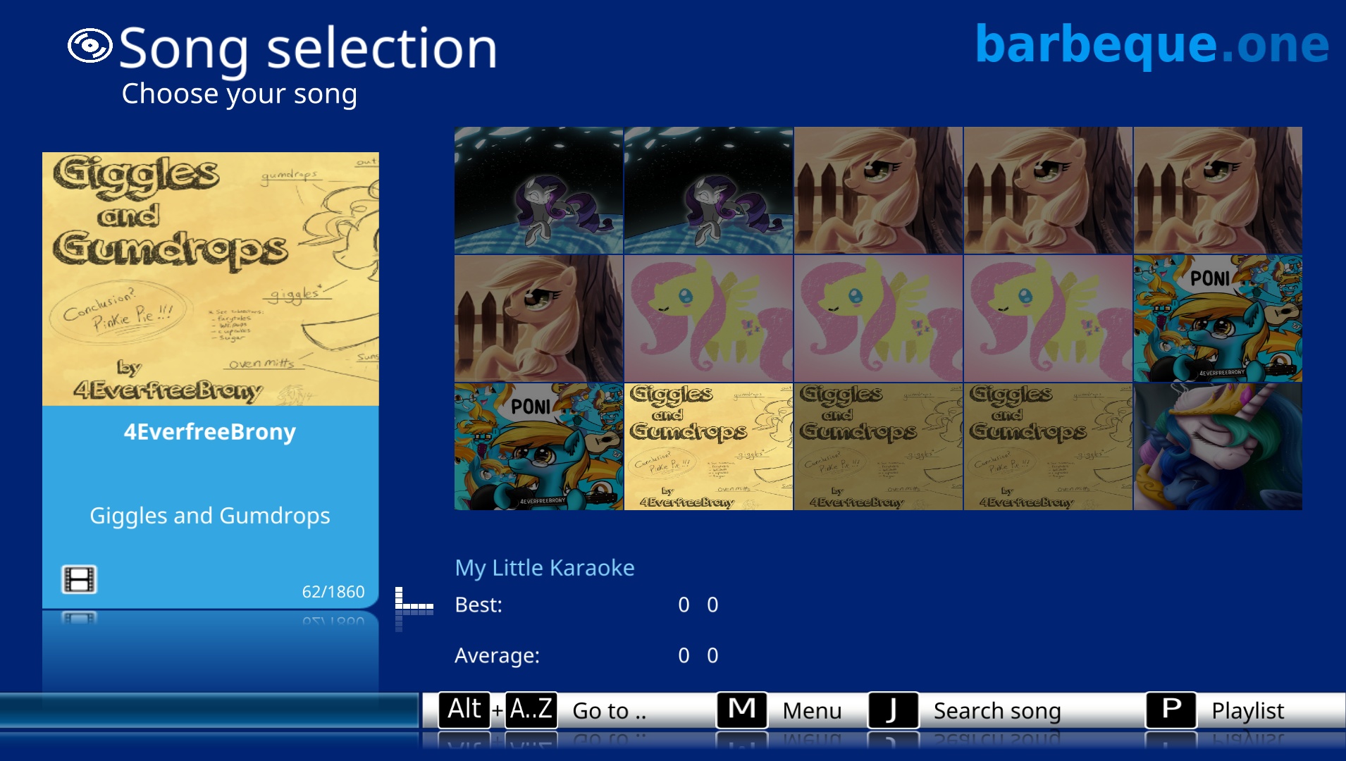 Song menu: all covers appear as selected on initial render · Issue #666 ...