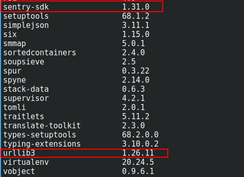 [FIX] sentry: update sentry_sdk, variable names + add support for session_redis by yhaelopez ...