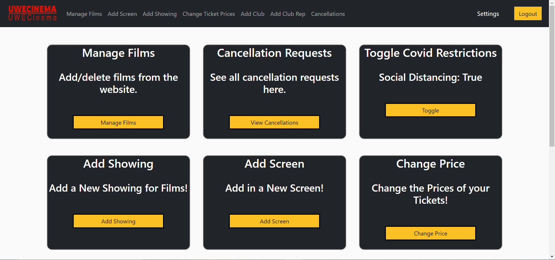 GitHub - andrei2timo/ESD-UWEFlix-Cinema-Component-A
