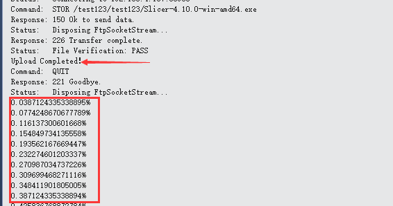 Upload file without progress callback. · Issue #464 · robinrodricks/FluentFTP · GitHub