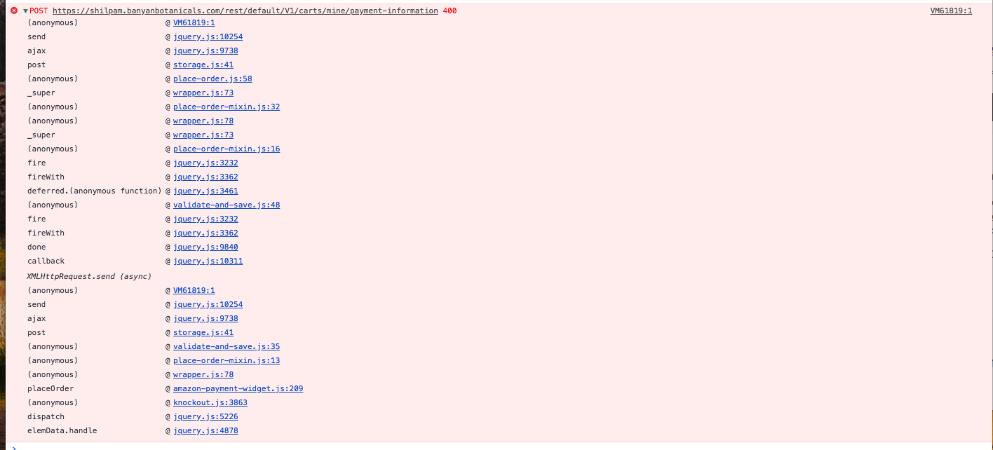 Unable to checkout with Amazon Pay with error "No such entity with orderId = 289207" · Issue ...