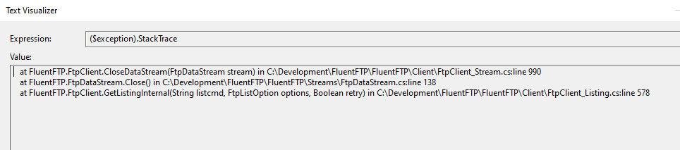 GetListing() Object reference not set to an instance of an object. · Issue #589 · robinrodricks ...
