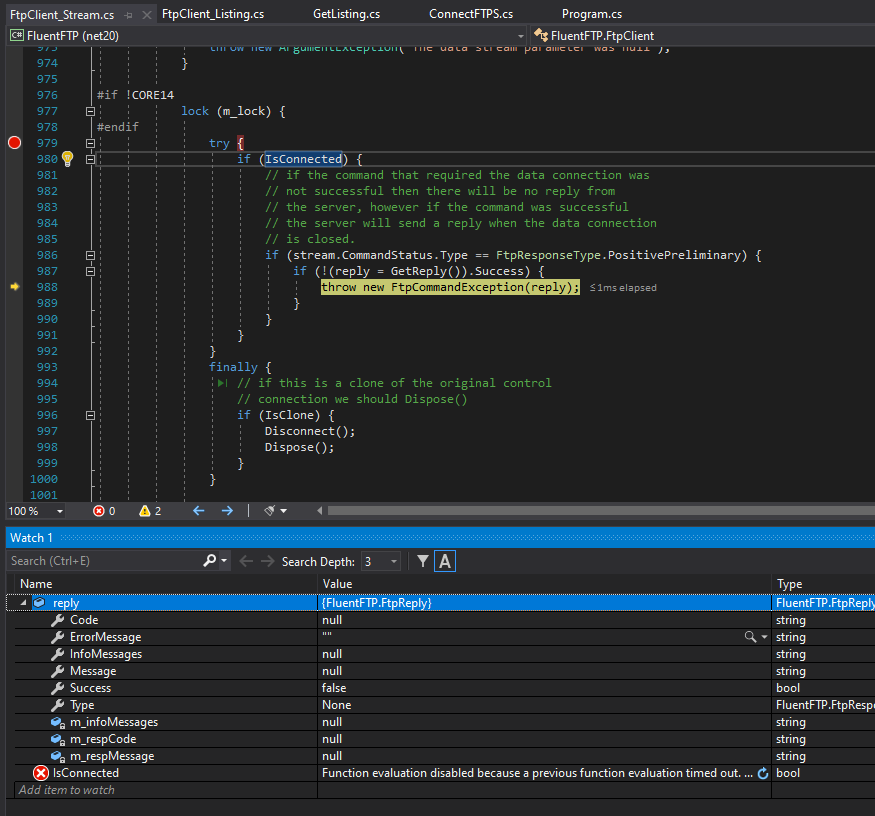 GetListing() Object reference not set to an instance of an object. · Issue #589 · robinrodricks ...