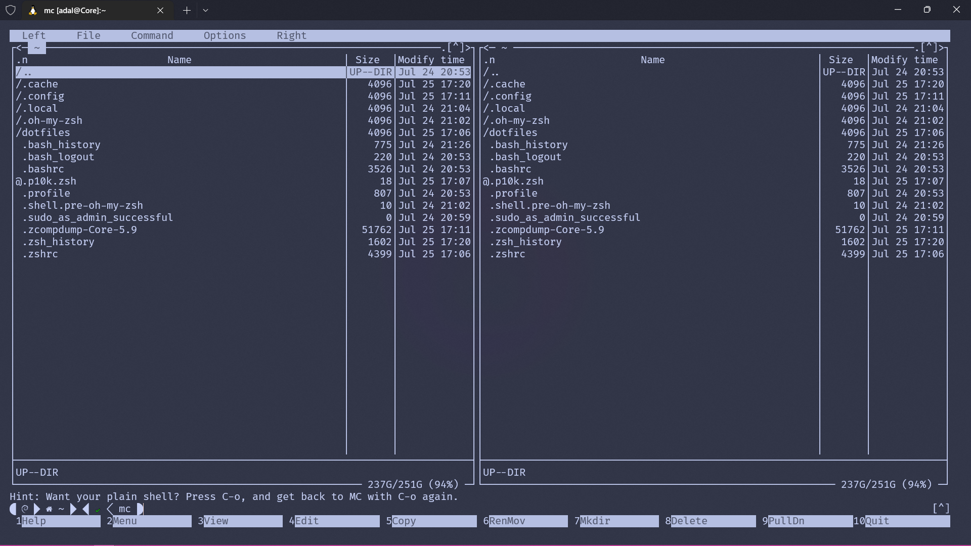 Mindight Commander is unreadable with this theme · Issue #2 · catppuccin/windows-terminal · GitHub
