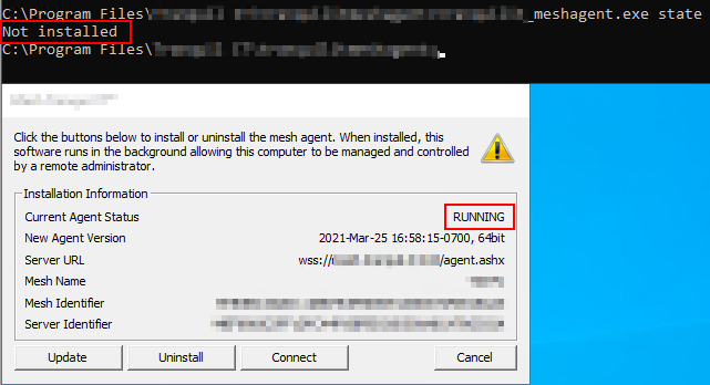 Mesh Agent state incorrectly returns "Not installed" · Issue #87 ...