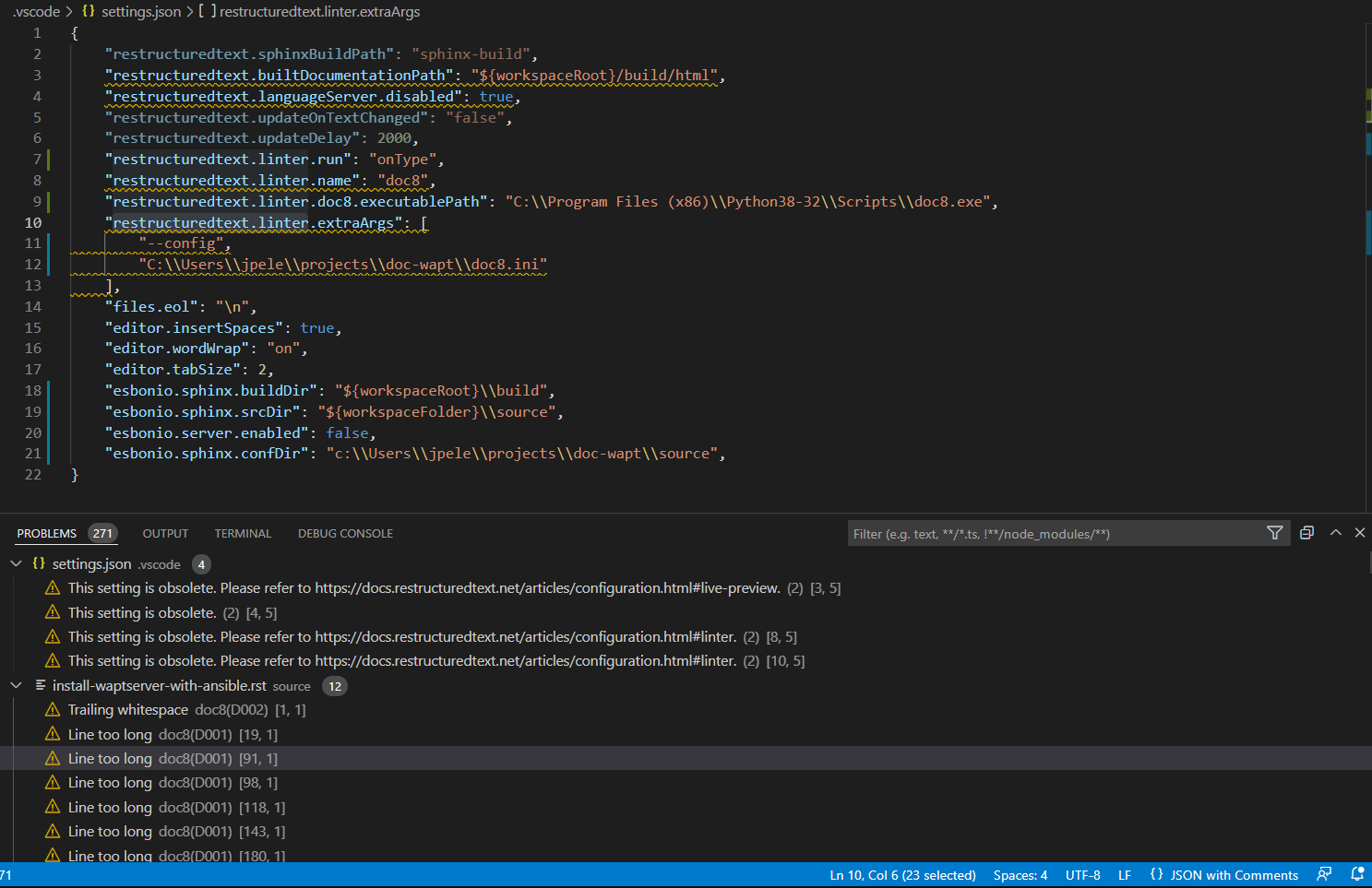 [Bug]: Literally everything (Linter and preview) are broken since 179.0.0 · Issue #364 · vscode ...