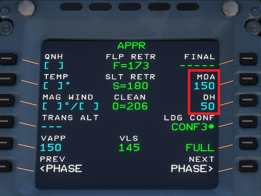 [BUG] [MCDU] MDA and DH input · Issue #1551 · flybywiresim/aircraft ...