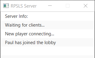 GitHub - alwhelr2/RPSServer: Modified RPSLS Server