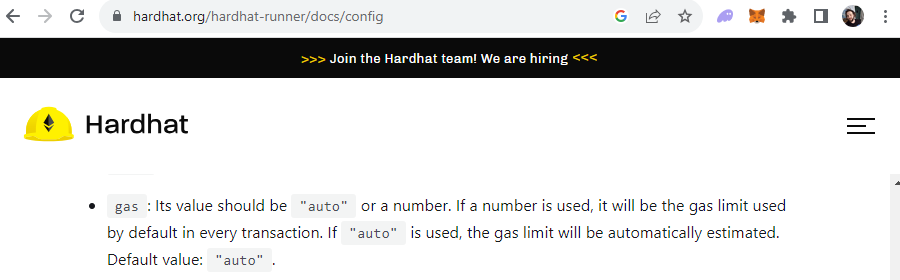Noticed An Inconsistency Within The Docs · Issue 4350 · Nomicfoundation Hardhat · Github