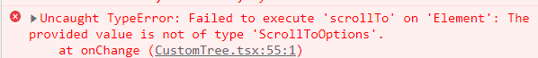 Treeref Current Scrollto Id Fires A Ts Console Error · Issue 136 · Brimdata React Arborist