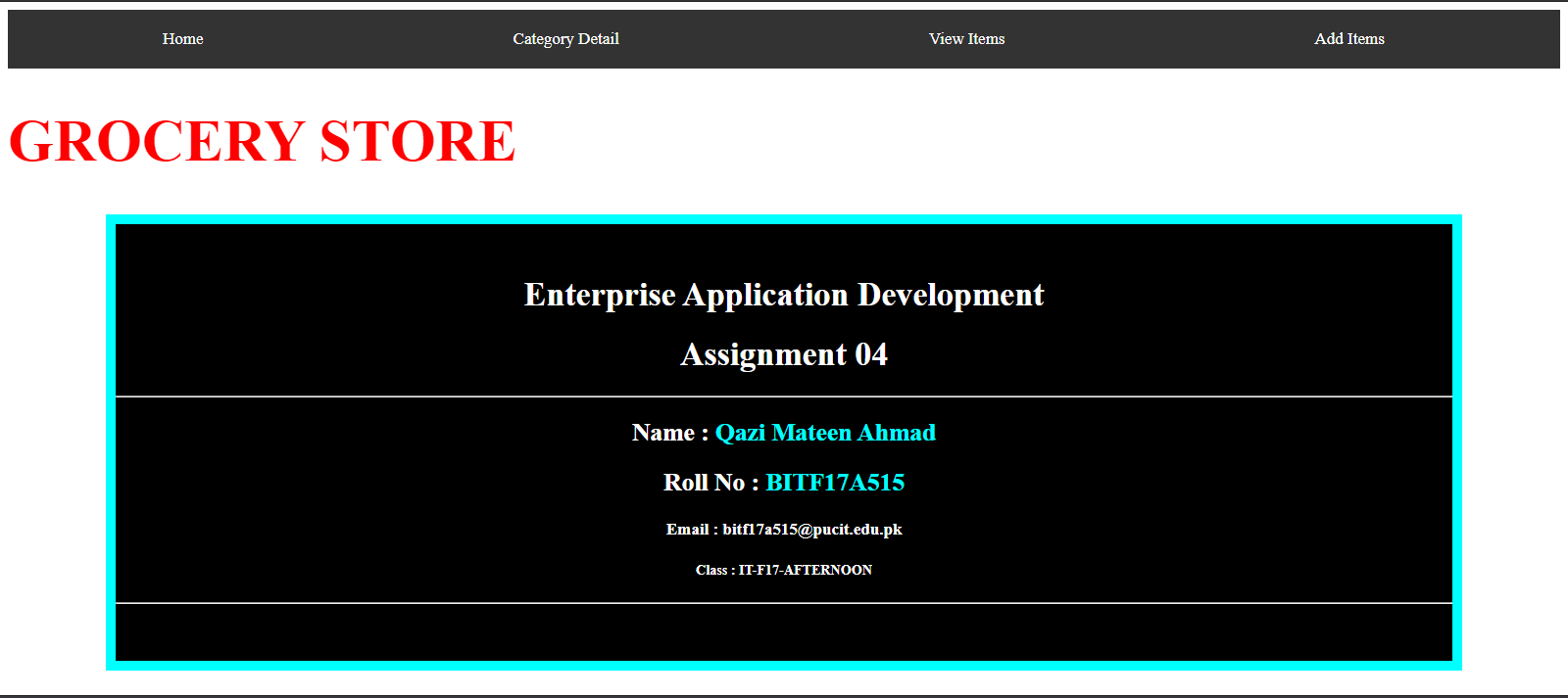 GitHub - mateenqazi/EadAssignment: Ead Assignment 04(PUCIT).
