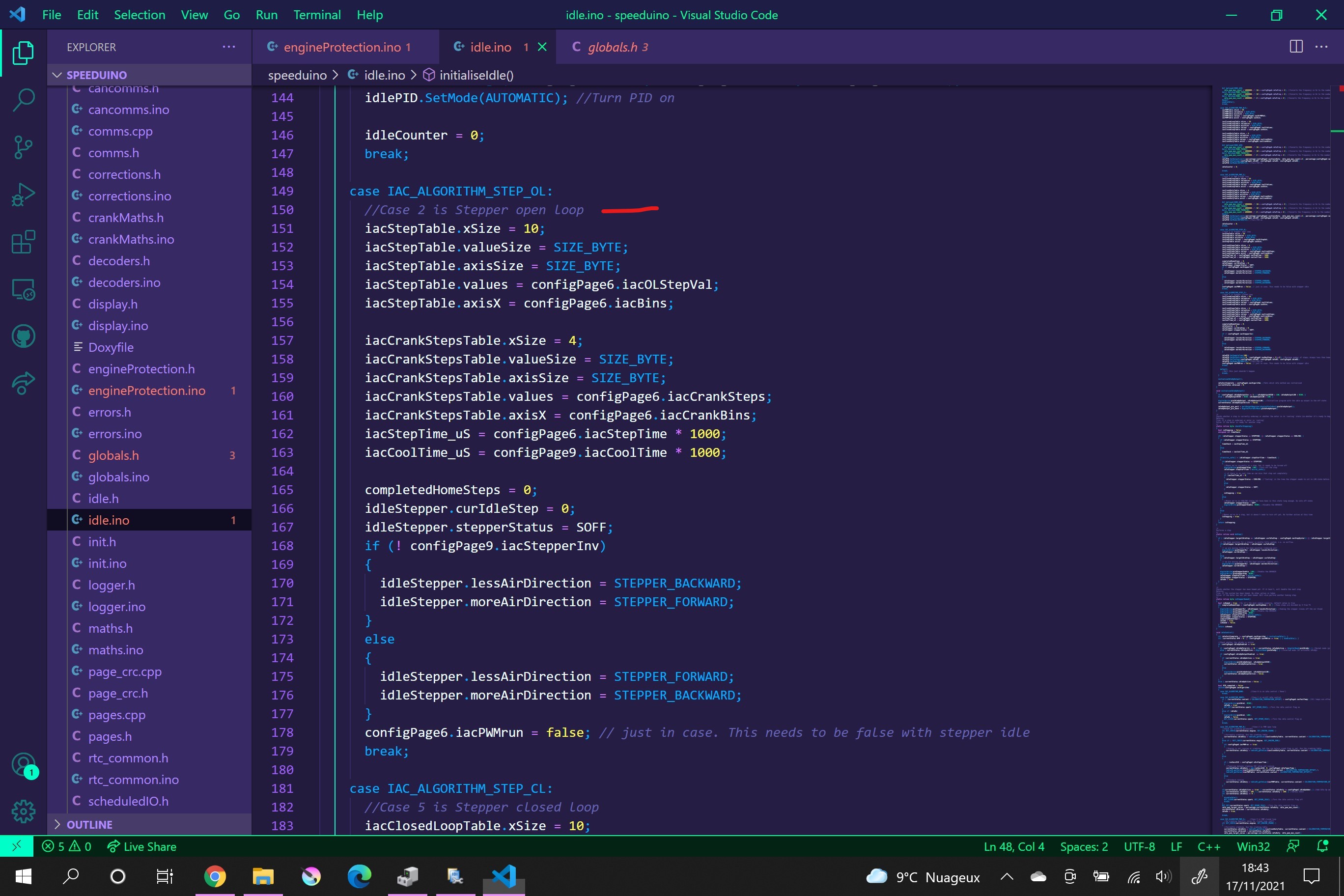 idle.ino · Issue #711 · speeduino/speeduino · GitHub