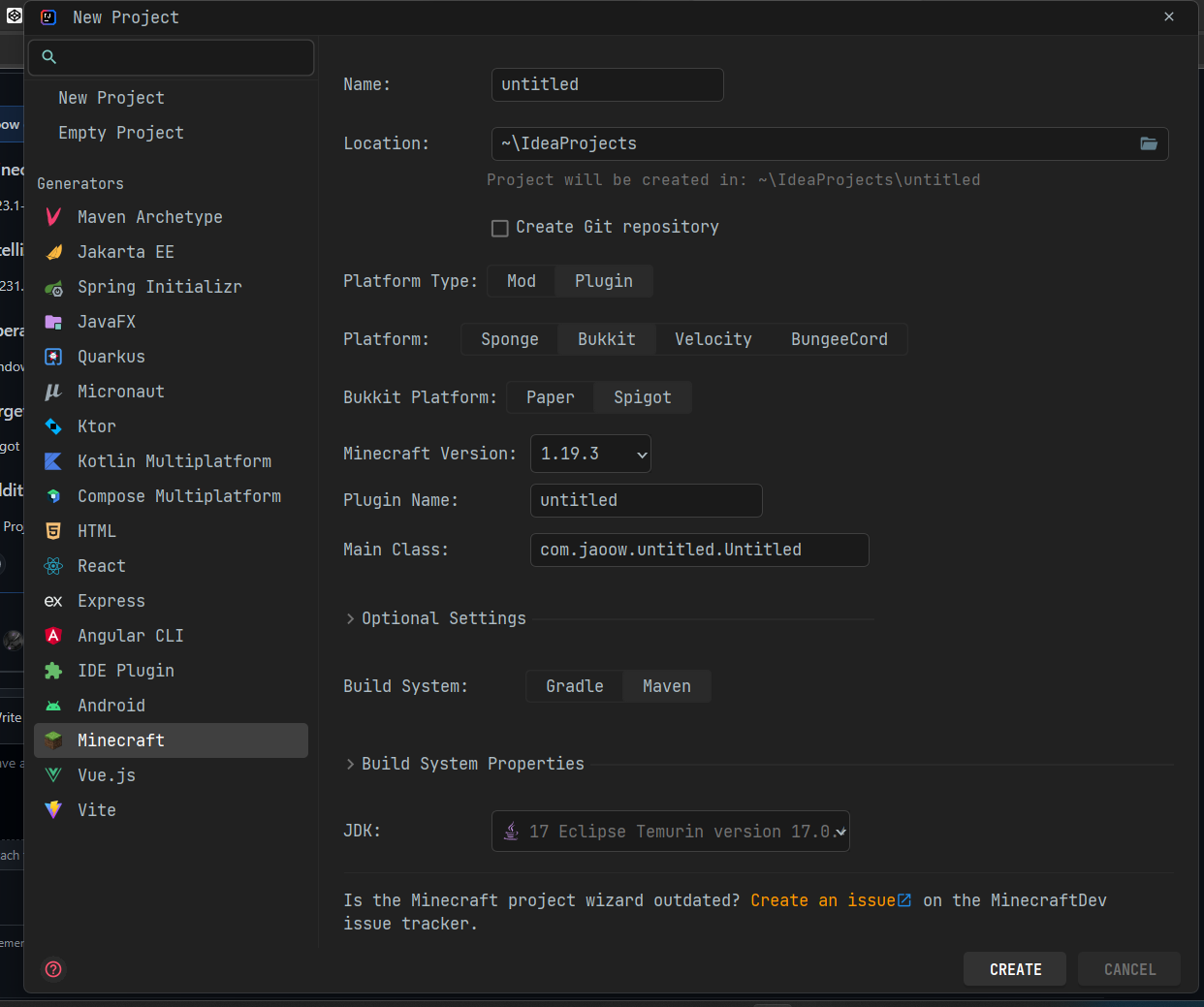 Project Wizard Outdated · Issue #1978 · minecraft-dev/MinecraftDev · GitHub