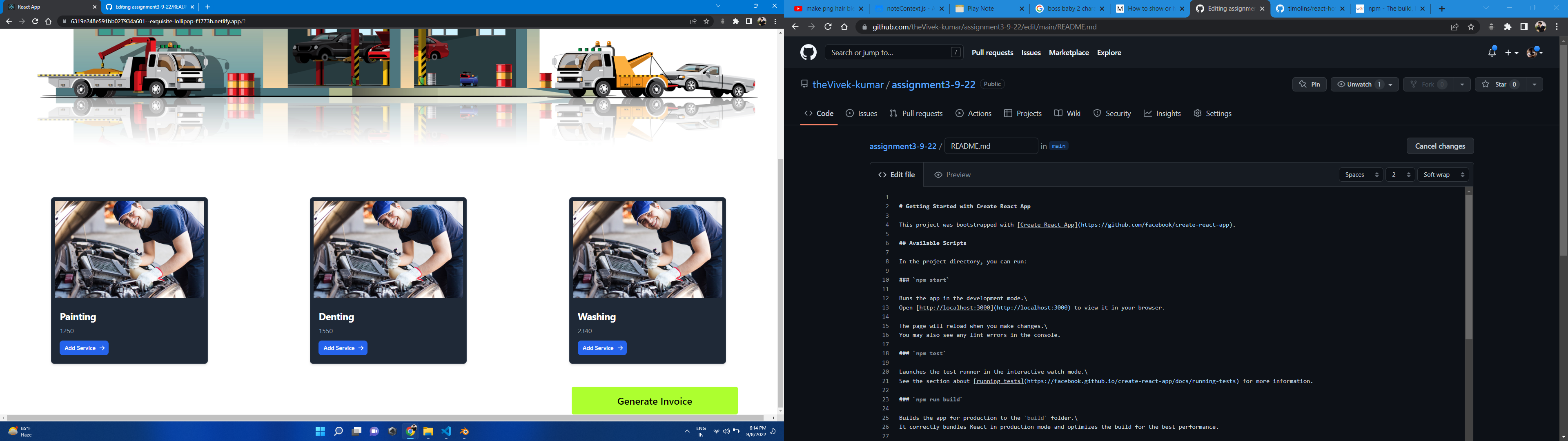 GitHub - theVivek-kumar/assignment3-9-22