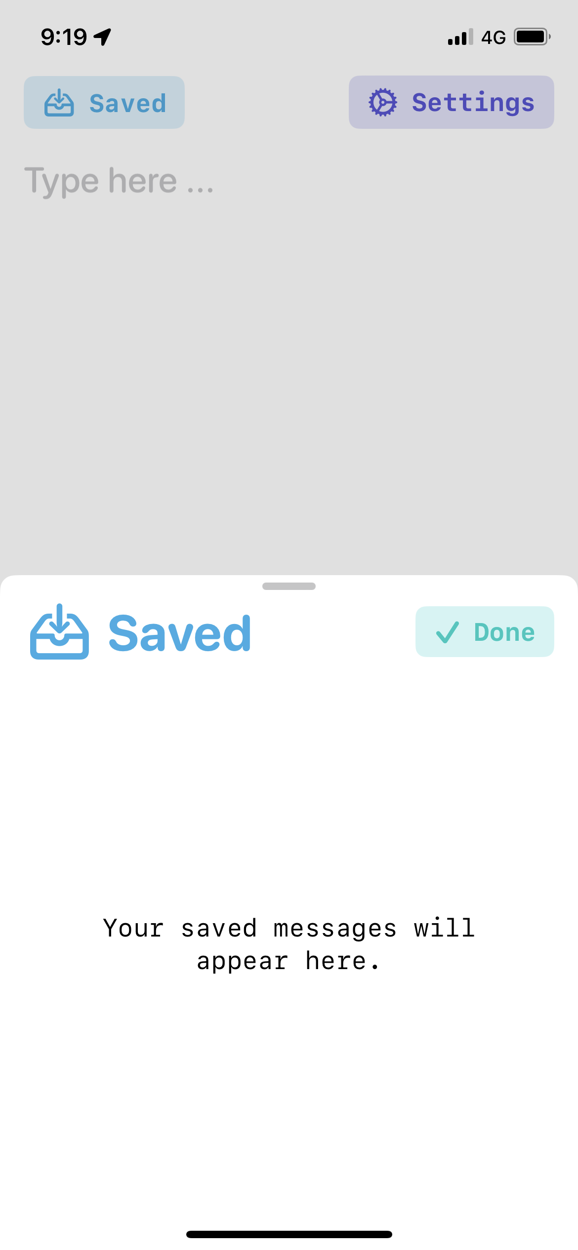 GitHub - fraander/typed-out: Type things out when you can't talk but ...