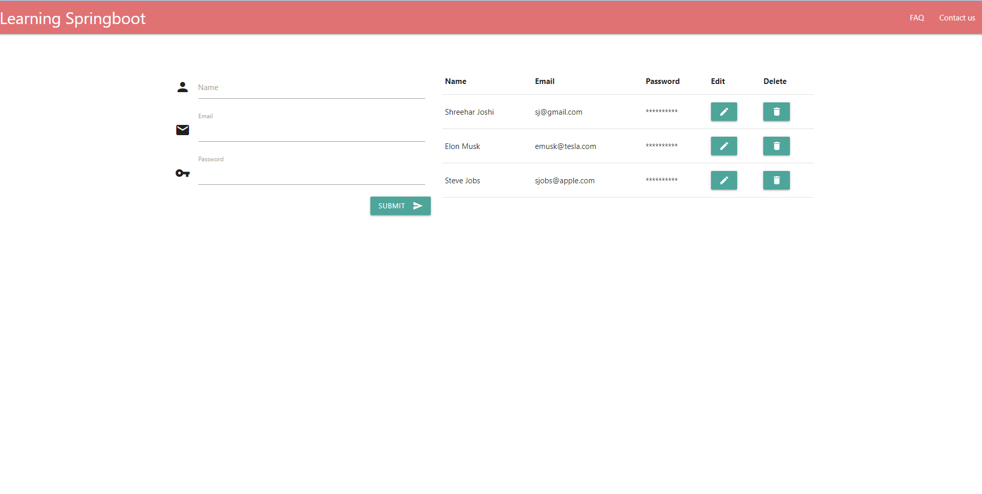 GitHub - Shreehar01/SpringBoot-React-Application: Enough fiddling with the Node.js, this is my ...
