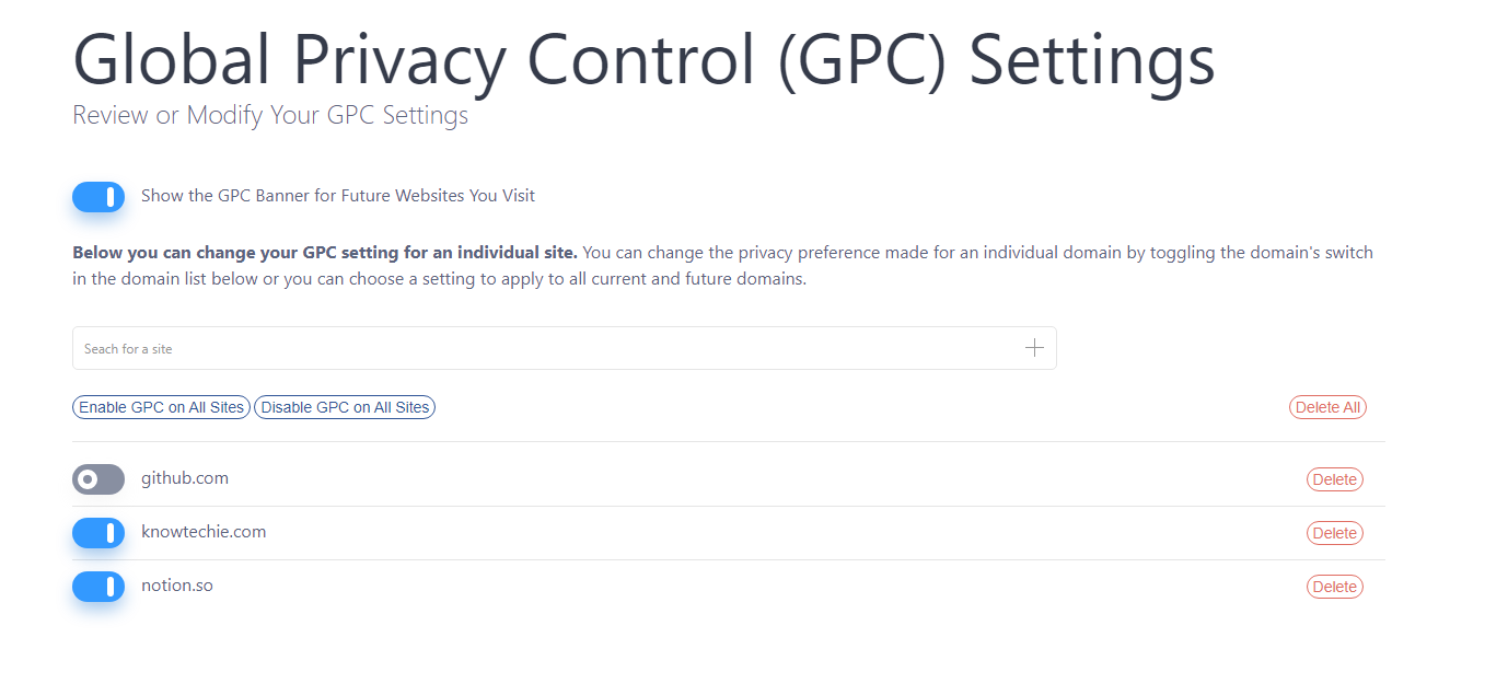 Revise Text on Scheme 1 - 2's Settings Page · Issue #163 · privacy-tech-lab/gpc-privacy-choice ...