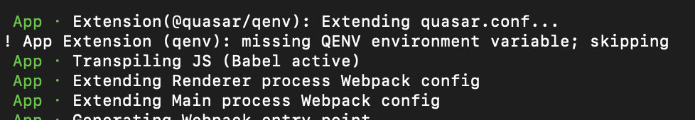 Missing QENV environment variable · Issue #64 · quasarframework/app-extension-qenv · GitHub