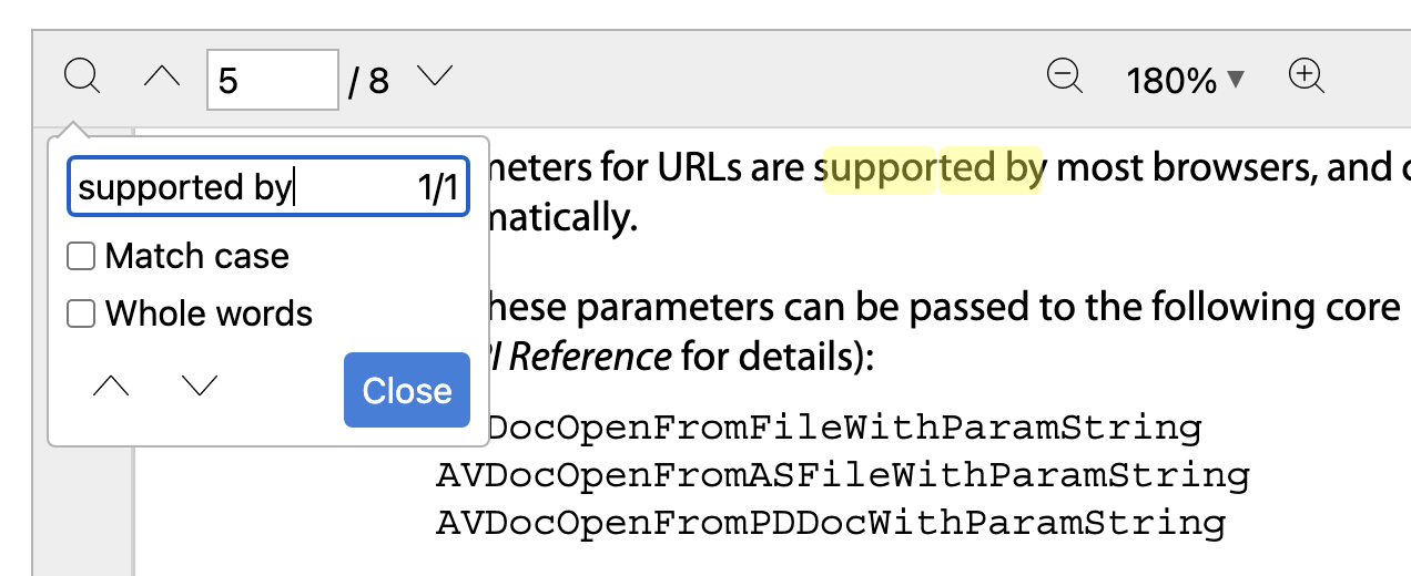 Search and highlight functionality does not work for phrase spanning ...