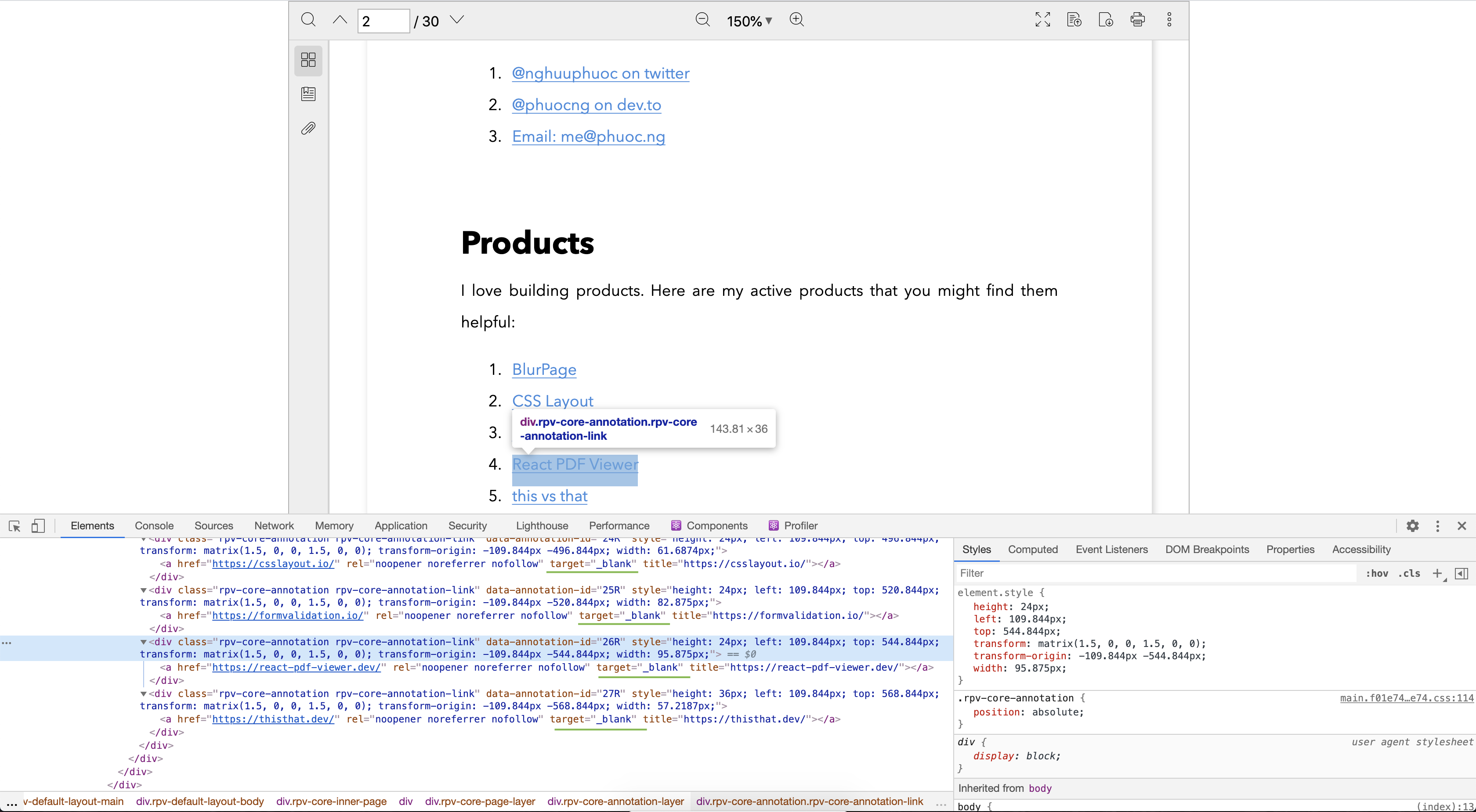 target="blank" on click on link in pdf · Issue #221 · react-pdf-viewer/react-pdf-viewer · GitHub