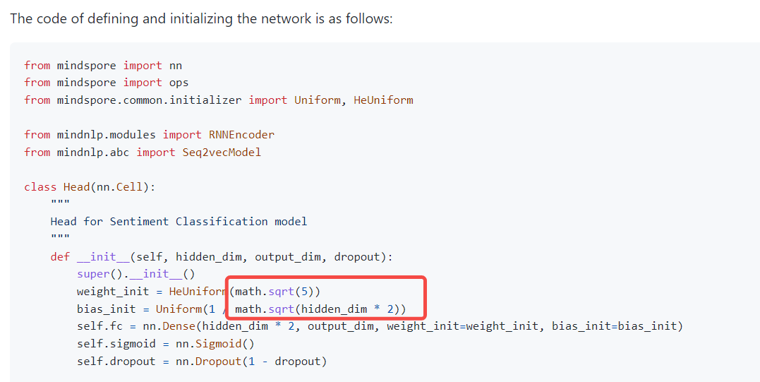 【文档】quick_start/train_and_eval.rst · Issue #281 · mindspore-lab/mindnlp · GitHub
