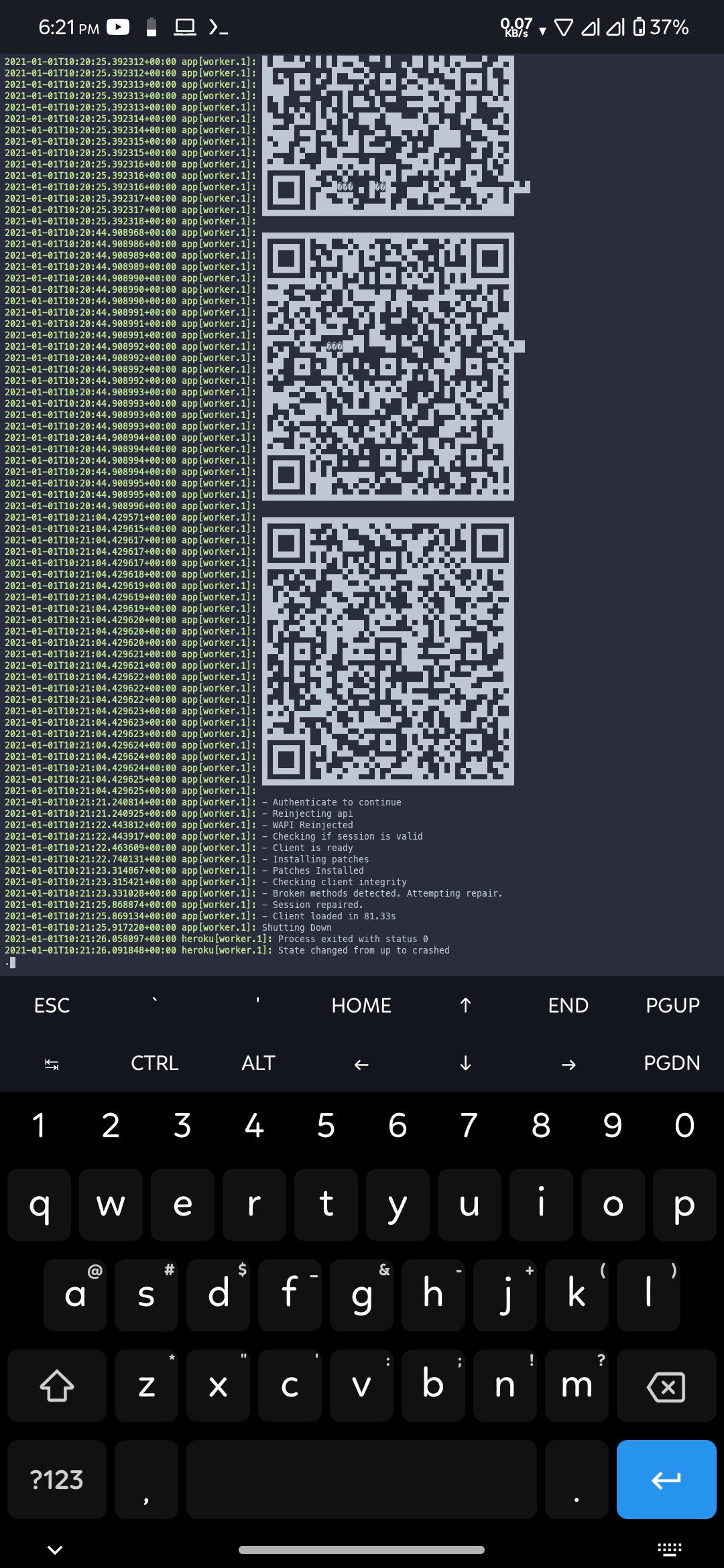 Broken methods when scan QR · Issue #1212 · open-wa/wa-automate-nodejs · GitHub