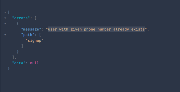 bug:Facing problems when we provide a phone number in the signup ...