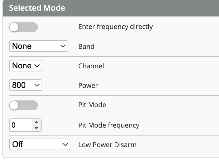 SpeedyBee TX800 - modifying power level will not take effect after restarting. · Issue #12003 ...