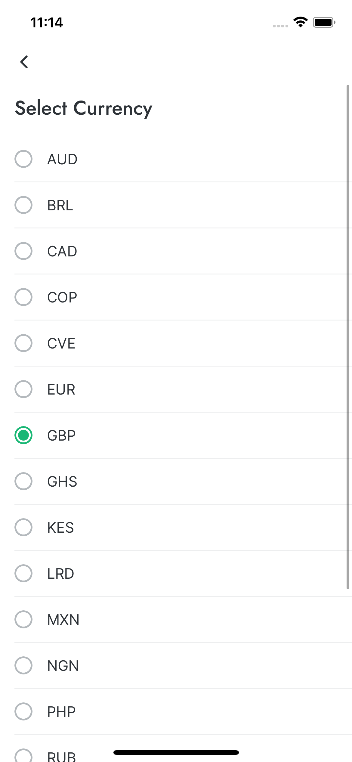 Add all currencies to Currency selection · Issue #581 · valora-inc/wallet · GitHub