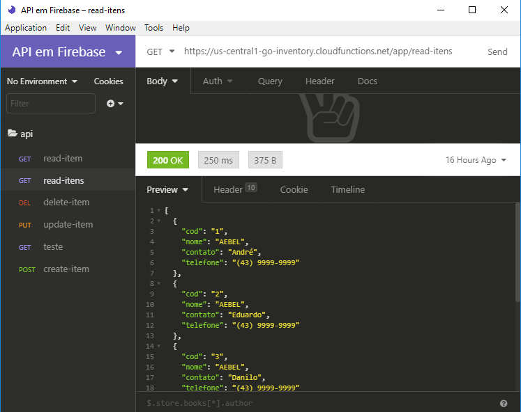 GitHub - AndrGab/API-Firebase: :fire: API with Firebase, Node.js, Backend for a CRUD application
