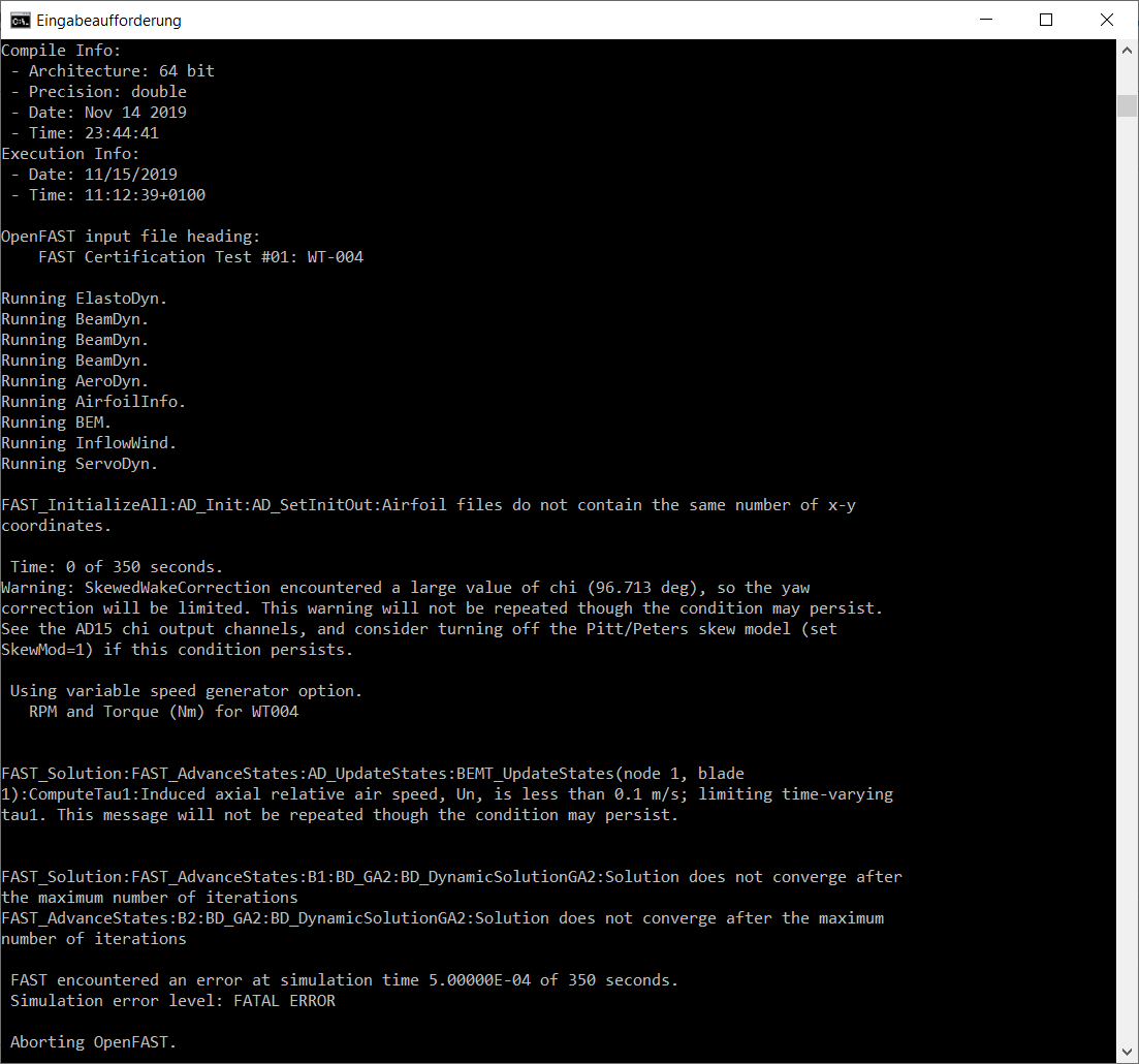 BeamDyn does not work · Issue #362 · OpenFAST/openfast · GitHub