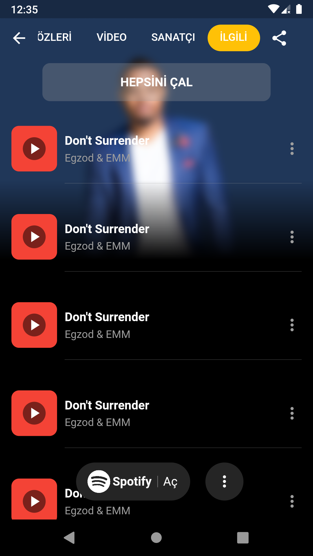 GitHub - ErsanGvnc/Shazam_Clone: I cloned Shazam using flutter.