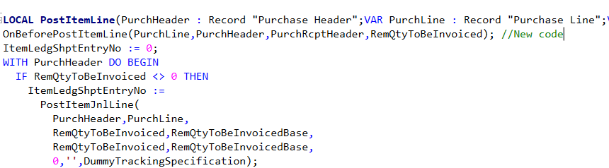[Event Request] Codeunit 90 "Purch.-Post" OnBeforePostItemLine · Issue #8990 · microsoft ...