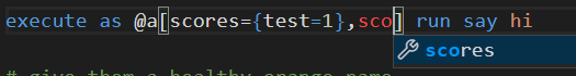 Having Many Scores {} Not Showing Error · Issue 41 · Spyglassmc Vscode Datapack · Github