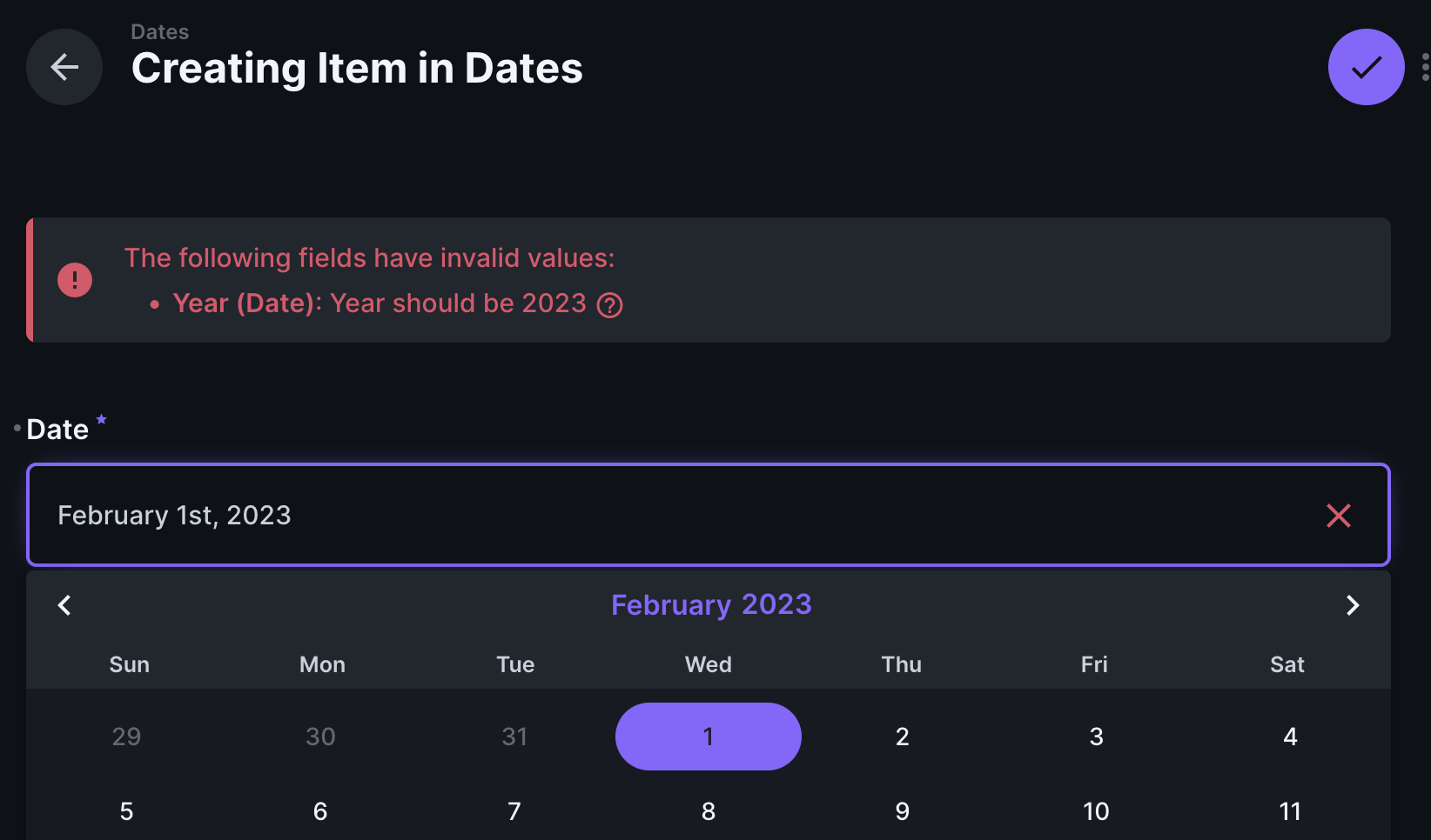 Date Validation Always Invalidates Input · Issue 16649 · Directus Directus · Github