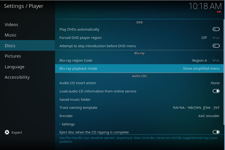 BDMV playback broken with Leia · Issue #16811 · xbmc/xbmc · GitHub