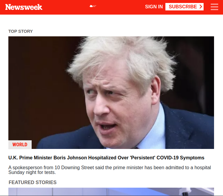 GitHub - jamezjaz/newsweek-clone: This project is designed with bootstrap to mimic the https ...