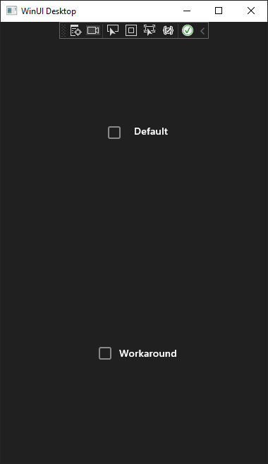 TextBlock not centered with Checkbox · Issue #832 · unoplatform/Uno.Themes · GitHub