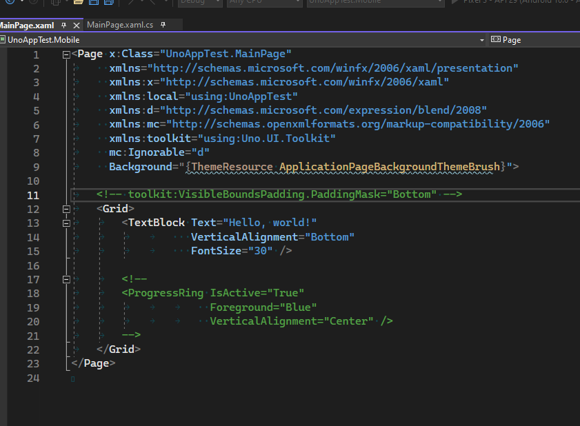 [NET6][Android] VisibleBoundsPadding and it's API are Not Working · Issue #12007 · unoplatform ...