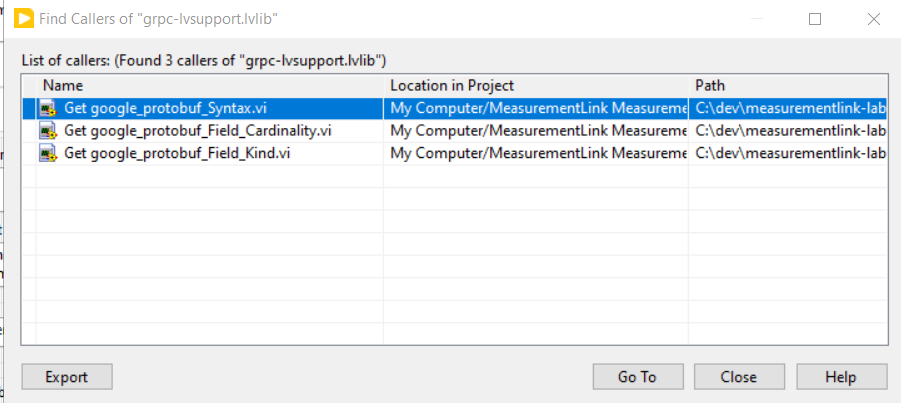 Some generated VIs use the grpcId.ctl from grpc-lvsupport.lvlib · Issue #287 · ni/grpc-labview ...