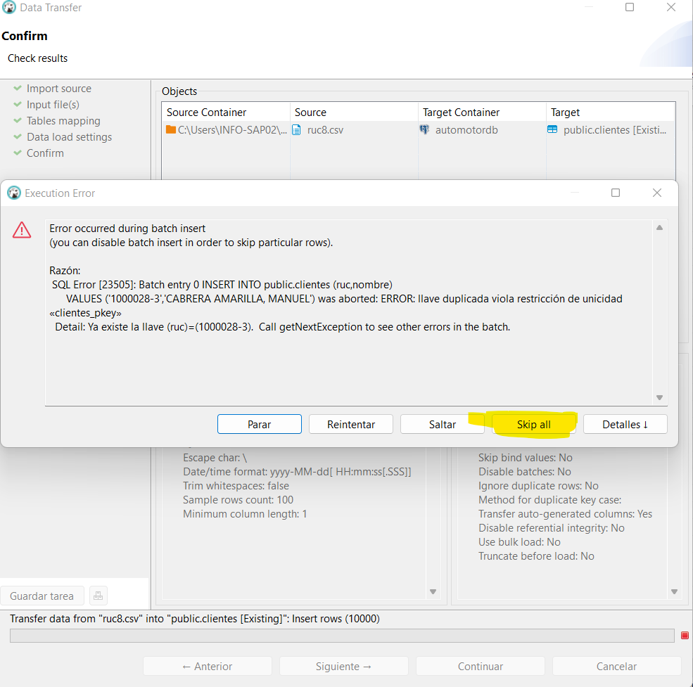 Skip Duplicate Values And Continue Insert Postgres Dbeaver Dbeaver