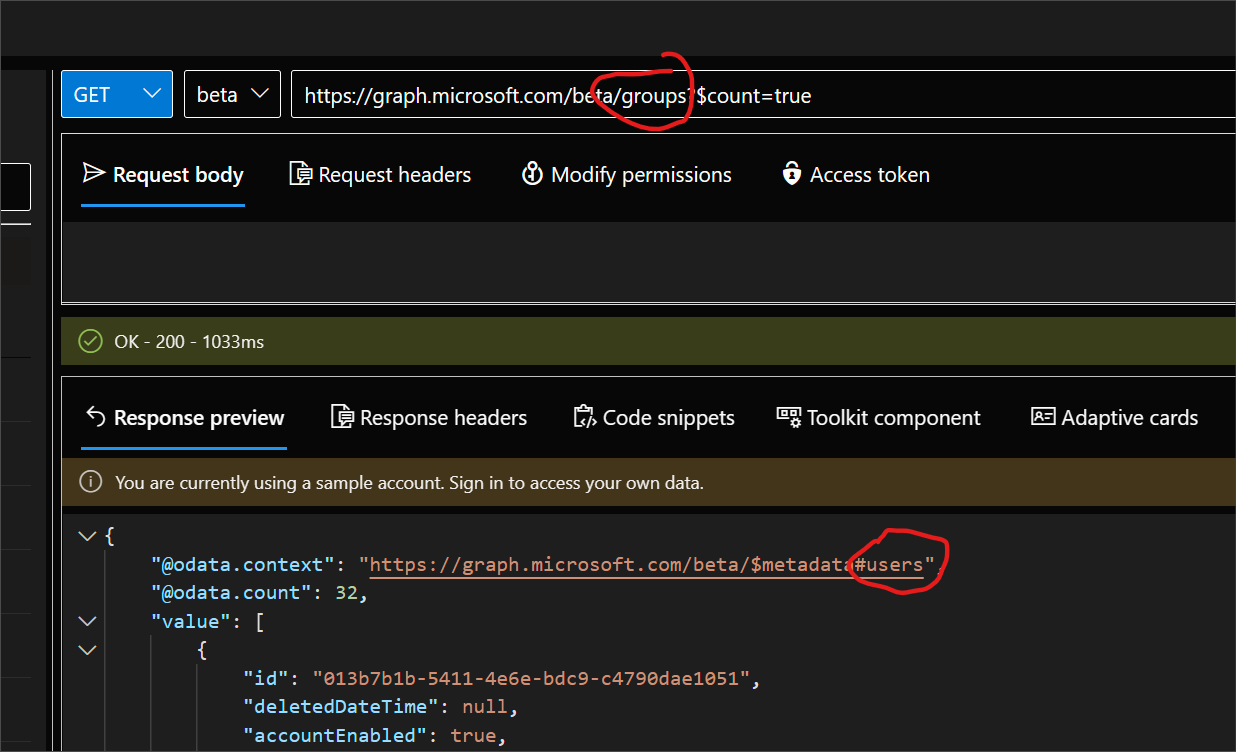 Hit ENTER runs previous query · Issue #2436 · microsoftgraph/microsoft-graph-explorer-v4 · GitHub