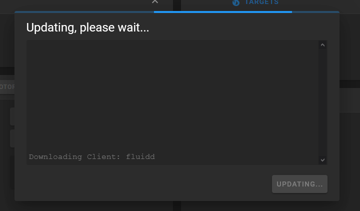 Fluidd Update not working · Issue #76 · fluidd-core/fluidd · GitHub