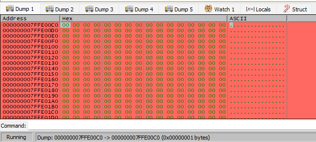 Debugger stuck with red dump · Issue #2781 · x64dbg/x64dbg · GitHub