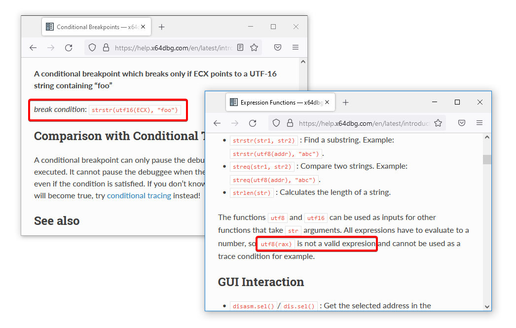 Documentation Contradicts About String Functions · Issue 2888 · X64dbgx64dbg · Github